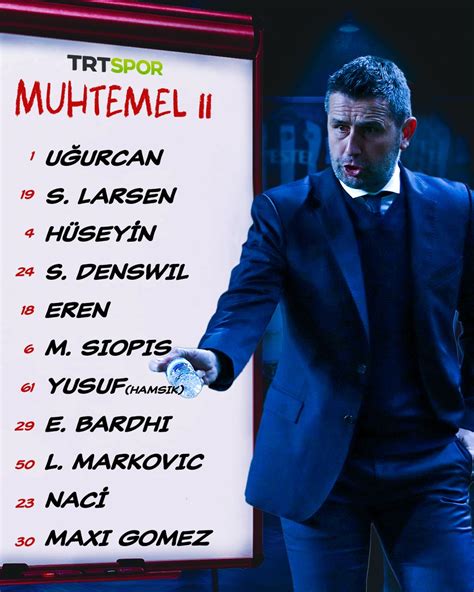 Trt Spor On Twitter Nenad Bjelica Trabzonspor Un Ba Nda Ilk