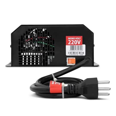 Fonte Automotiva Jfa 200 Amperes Automatico Monovolt 220v Submarino