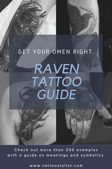 Raven Tattoo Crow Tattoo Designs To Inspire You Tattoo Stylist