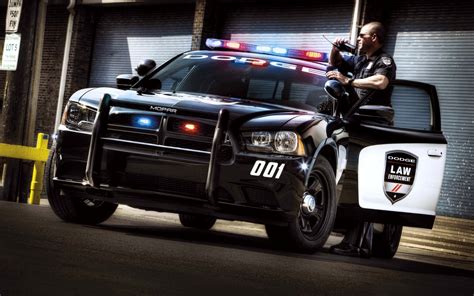 74 Police Car Wallpapers WallpaperSafari