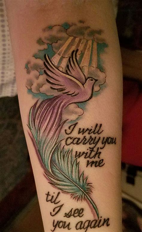 Forearm Remembrance In Memory Tattoos