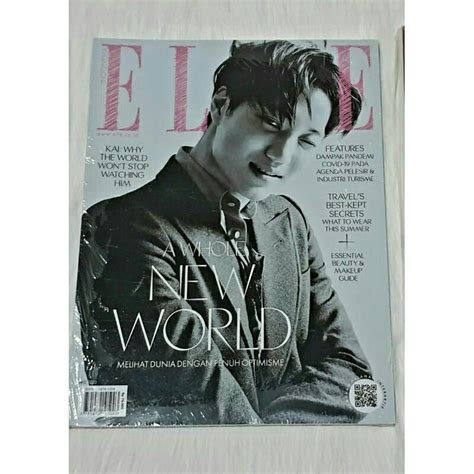 Jual Majalah ELLE KAI EXO Magazine Shopee Indonesia