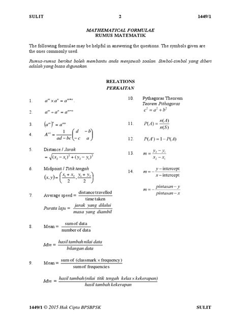 math spm formula pdf area angle
