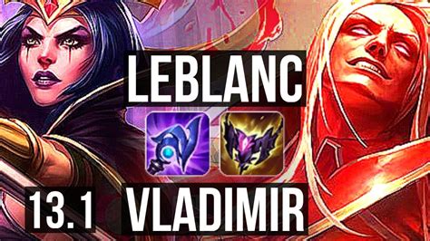 Leblanc Vs Vladimir Mid Rank Leblanc Winrate