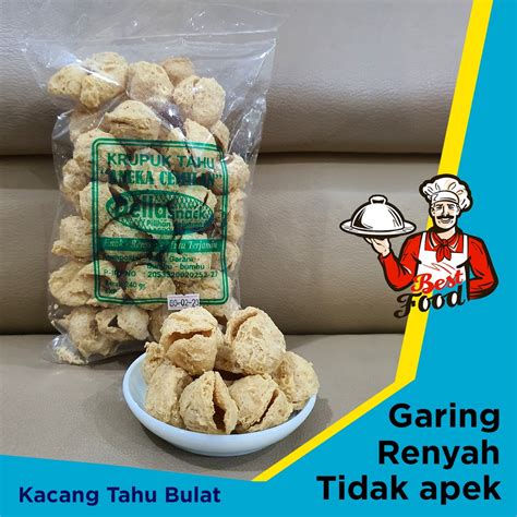 Jual Keripik Tahu Bulat Tahu Pong Tahu Walik Kulit Tahu 240 Gr Renyah