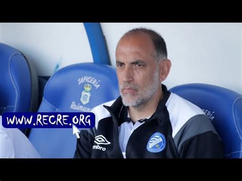 En Directo Rueda De Prensa De Romerito Tras El Real Club Recreativo De