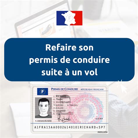 Permis de conduire volé comment obtenir un duplicata