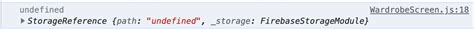 Reactjs How Do I Fix NativeFirebaseError Storage Object Not Found