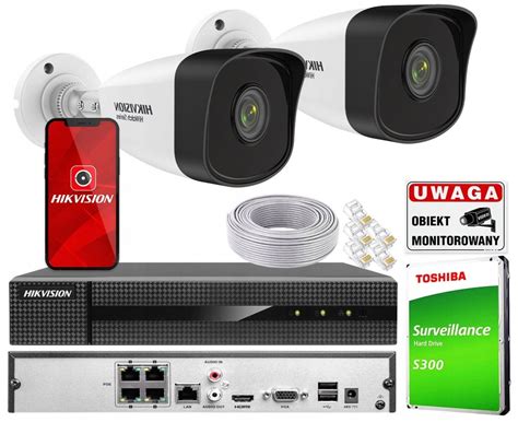 Zestaw Monitoringu Hikvision Mp Zewn Trzny Ip Poe Erli Pl