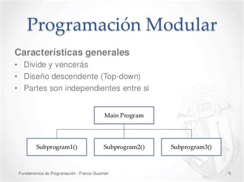 programacion modular