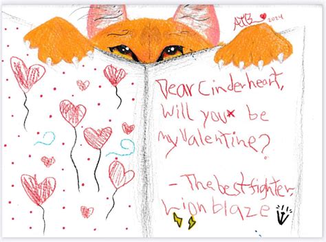 Lionblaze S Card To Cinderheart Warrior Cats