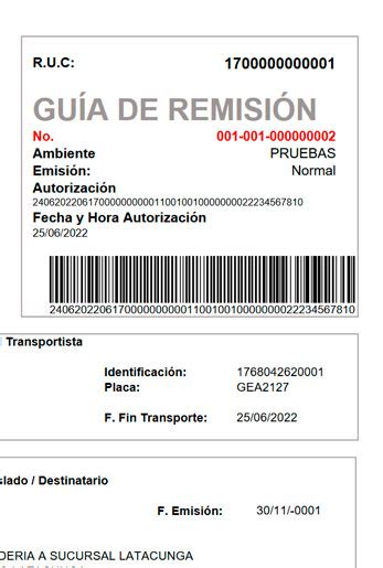 C Mo Generar Una Gu A De Remisi N Electr Nica En Ecuador