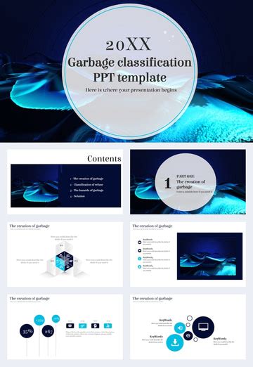 Creative Garbage Classification Ppt Template Google Slide And