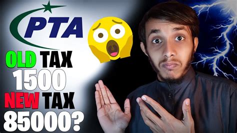 New List Of PTA Tax Increase 2022 PTA Mobile Registration Tax