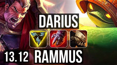 DARIUS Vs RAMMUS TOP 13 1 7 Rank 5 Darius 7 Solo Kills 1 5M