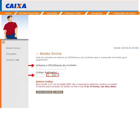 Fies Como Emitir A 2 Via Do Boleto Online Pelo Site Da Caixa