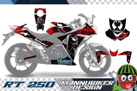Rt250 Graficos Vinil Stickers Wrap Calcas Laminado Antirayon