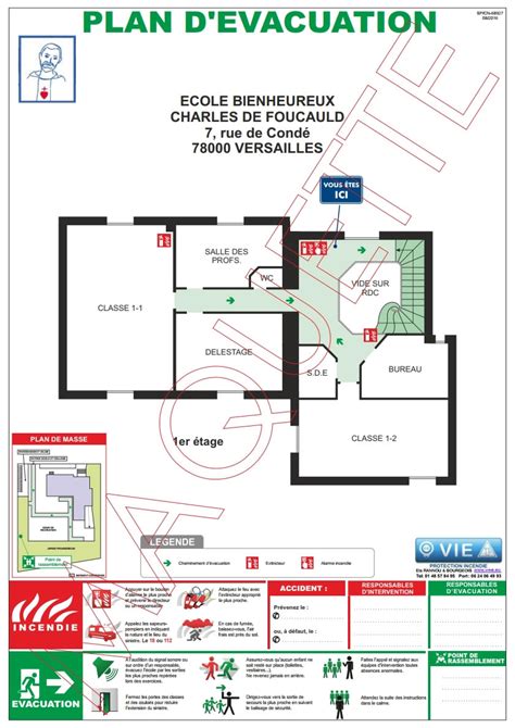 Plan de secours et d évacuation