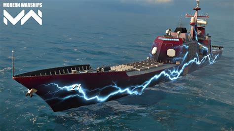 Modern Warships Hp Buff Uss Cgx With Anti Coward Missile Youtube
