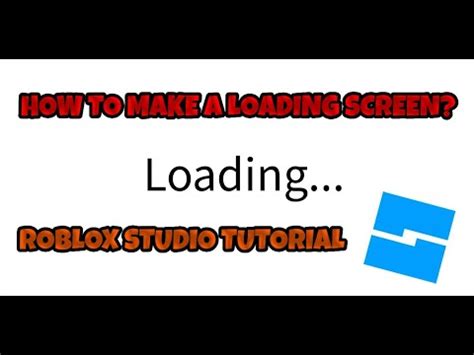 How To Make A Loading Screen In Roblox Studio Helloitsflappy Youtube