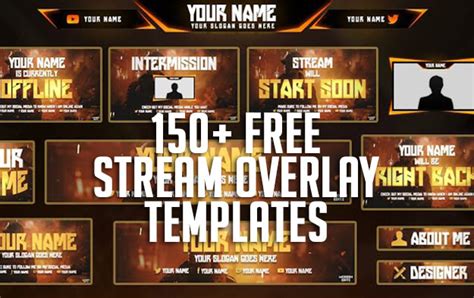 Free Stream Overlay Templates Graphic Design Resources