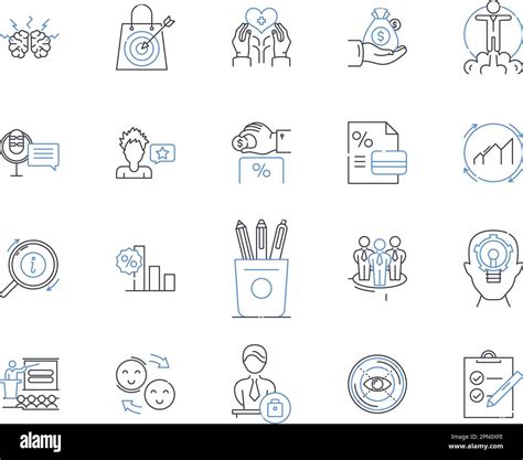 Assessment Management Outline Icons Collection Assessment Management