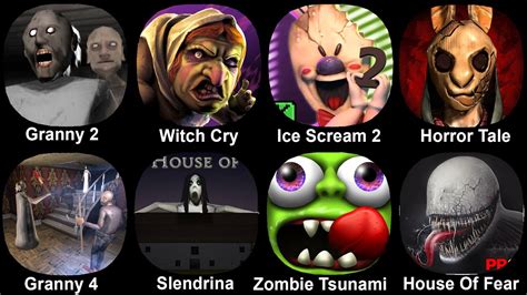Granny 2 Witch Cry Ice Scream 2 Horror Tale Granny 4 Slendrina