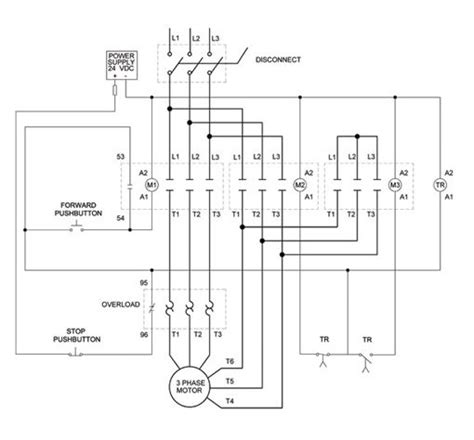 Phase Motor With Circuit Diagram