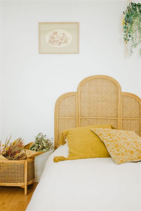 T Te De Lit Cannage Et Rotin Personne Cm En Stock Saudara