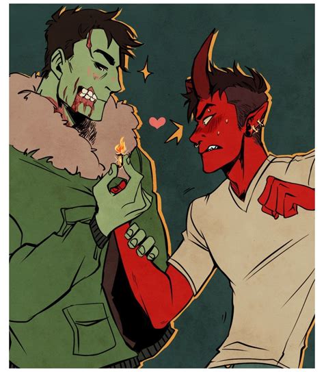 Monster Prom Damien X Brian Monsterpromdamienxbrian Monster Prom