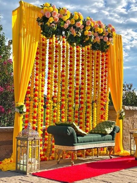 20 Simple Haldi Ceremony Decoration Ideas At Home 2024