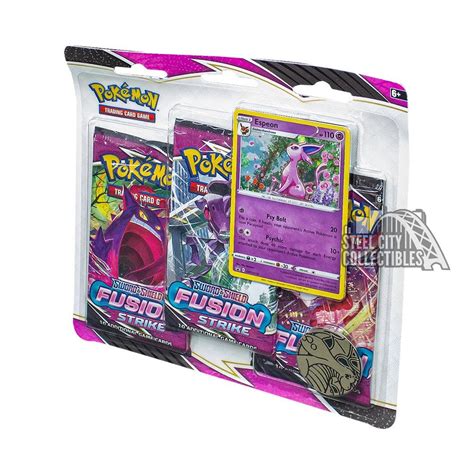 Pokemon Sword Shield Fusion Strike 3 Booster Blister Pack Steel