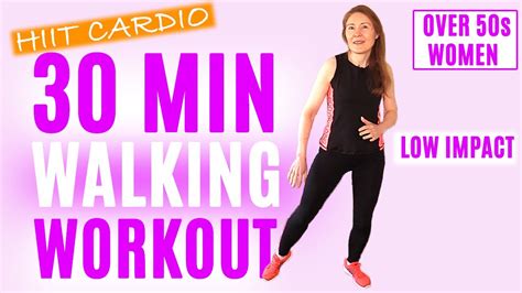WALK AT HOME 30 MINUTE LOW IMPACT HIIT CARDIO WALKING WORKOUT FOR