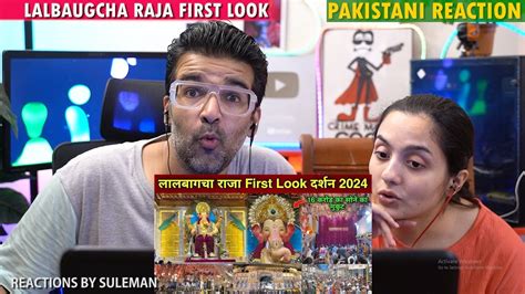 Pakistani Couple Reacts To Lalbaugcha Raja First Look Kg Gold Crown
