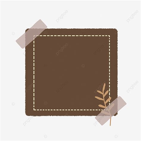 Sticky Notes Brown Hd Transparent Brown Sticky Note Clip Art Sticky