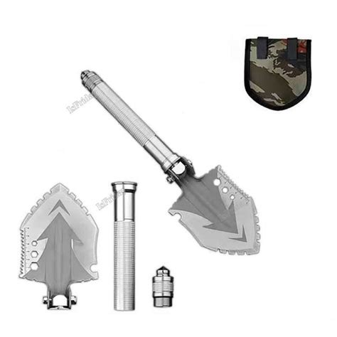 PELLE 1 Seceion Tube Pelle Militaire Pliante Multifonctionnelle Kit De