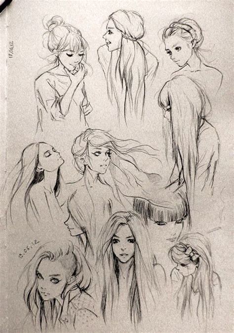 How To Draw Hair Step By Step Image Guides Artofit