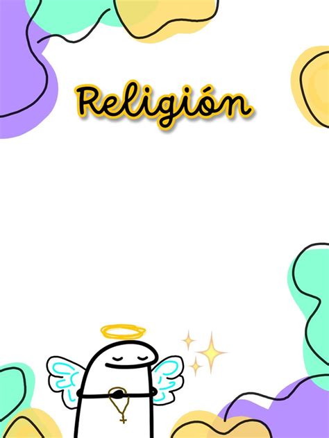 portada de religión en 2024 Religión Tipos de letras Caratulas para