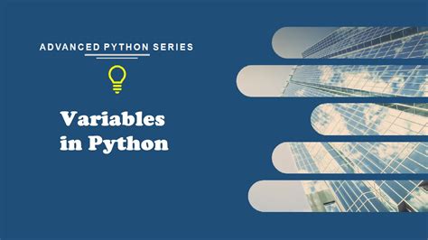 106 variables in python with code how to assign a value to a variable programming tutorial