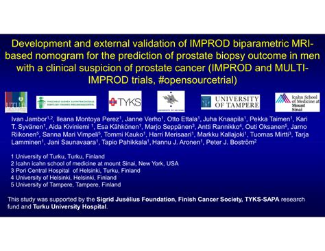 pdf development and external validation of improd biparametric mri based nomogram for the