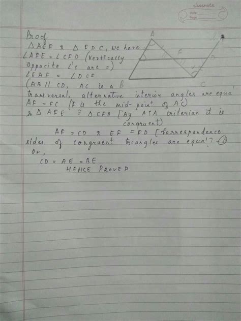 state and prove mid point theorem