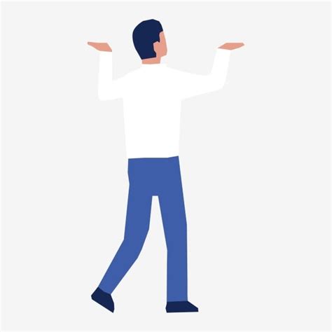 Diseño Simple De Espalda Hombres Negocios PNG Simple Elemento Ai