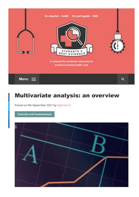 pdf multivariate analysis an overview