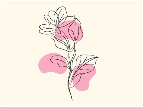 Colección de flores dibujadas a mano Vector Premium
