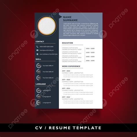 Resume Kreatif Atau Desain Template Cv Templat Untuk Unduh Gratis Di