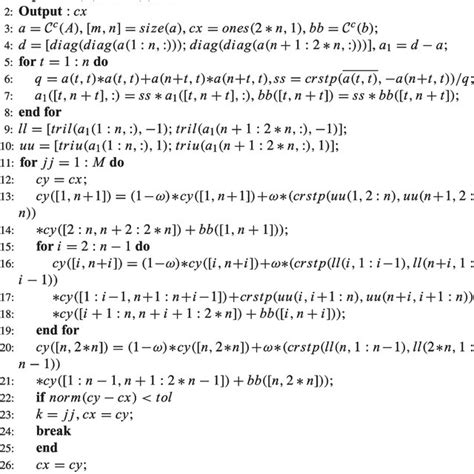 gauss seidel iteration method for quaternion linear systems 1 1 download scientific diagram