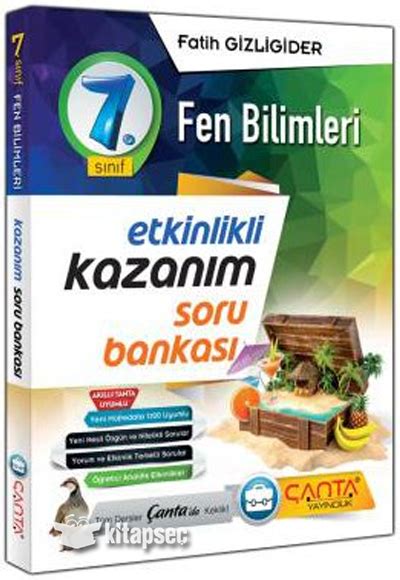 7 Sınıf Fen Bilimleri Etkinlikli Kazanım Soru Bankası Çanta Yayınları
