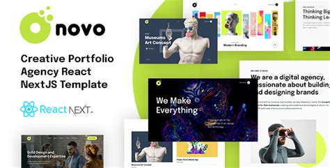 Onovo Creative Portfolio Agency React Nextjs Template