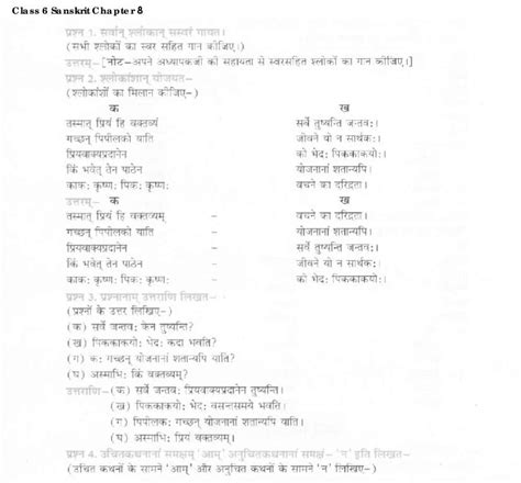 NCERT Solutions for Class 6 Sanskrit Chapter 8 सकतसतबक