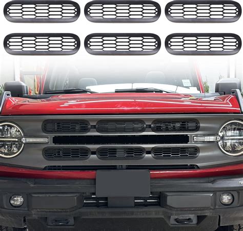 Amazon MSIZOY 6PCS Front Mesh Grille Inserts Grills Frame Trim